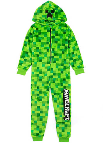 Vanilla Underground Minecraft Unisex Kids Green Onesie | Freemans