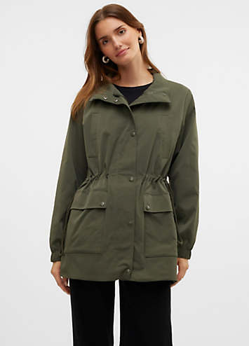 Vero Moda Long Utility Jacket | Freemans