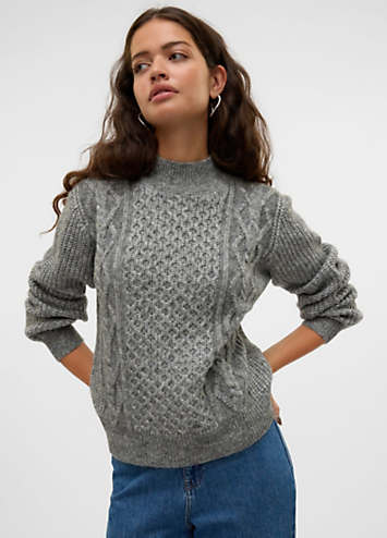 Vero Moda Turtle Neck Knitted Jumper | Freemans