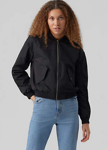 Vero Moda Zip Bomber Jacket | Freemans