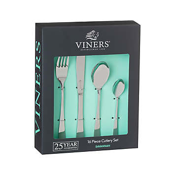 Viners Savannah Stainless Steel 16 Piece Cutlery Set | Freemans