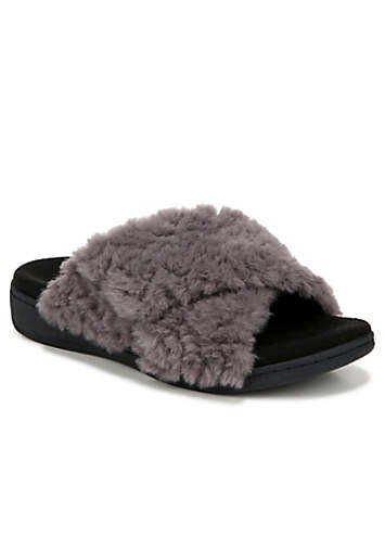 Vionic Relax II Regular Fit Arch Support Open Toe Slippers | Freemans