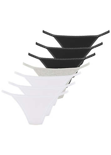 Vivance Pack of 7 String Thongs | Freemans