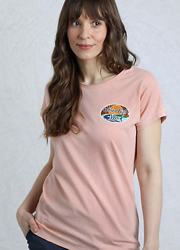 Weird Fish Seashore Organic Slub Graphic Tee | Freemans