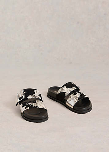 White Stuff Black Whitney Western Sliders | Freemans