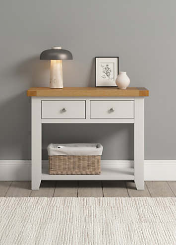 Windsor Ready Assembled 2 Drawer Console Table | Freemans