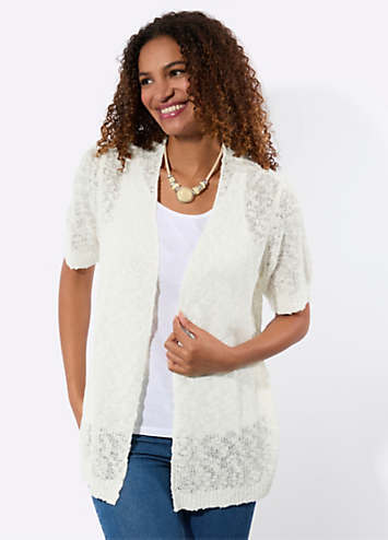 Witt Short Sleeve Open Style Cardigan | Freemans