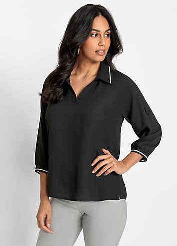 Witt Side Slit Blouse | Freemans