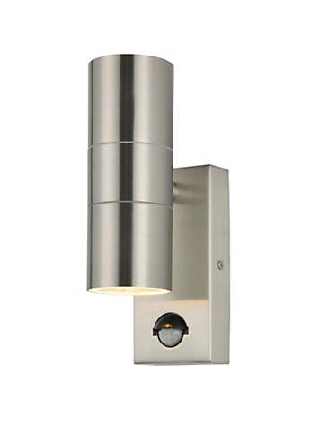 Zink Leto 2 Light Outdoor Passive Infrared Sensor Stainless Steel ...