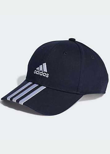 adidas Performance 3-Stripes Cotton Baseball Cap | Freemans