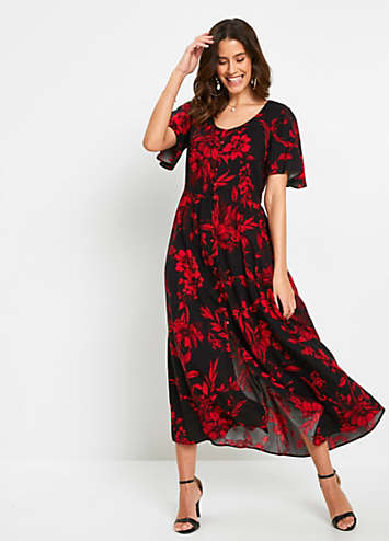 bonprix Floral Maxi Dress | Freemans