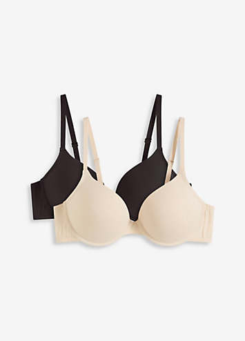 bonprix Pack of 2 Underwired Push-Up Bras | Freemans