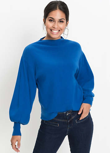 bonprix Puff Sleeve Jumper | Freemans