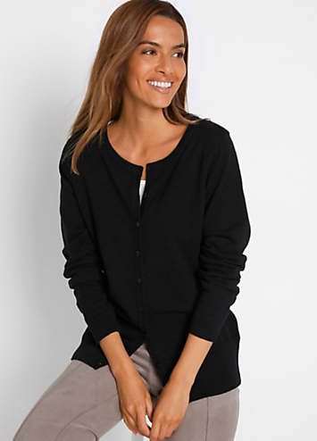 bonprix Recycled Cotton Cardigan | Freemans