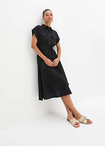 bonprix Short Sleeve Utility Dress | Freemans
