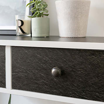 dc fix Sticky Back Plastic Black Slate Matt Vinyl Wrap Film for Doors ...