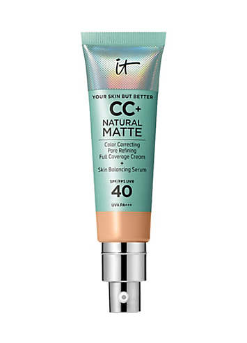 iT Cosmetics Your Skin But Better CC+ Cream Natural Matte SPF 40 Full-Coverage Foundation 32ml ...