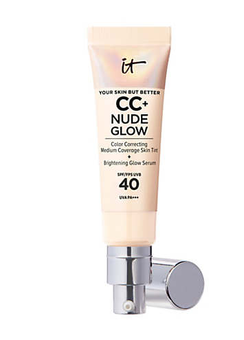iT Cosmetics Your Skin But Better CC+ Cream Nude Glow SPF 40 Lightweight Foundation 32ml | Freemans