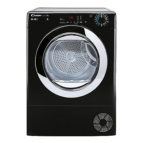Candy Smart Pro CSOE C9DCGB-80 9kg Condenser Tumble Dryer - Black ...