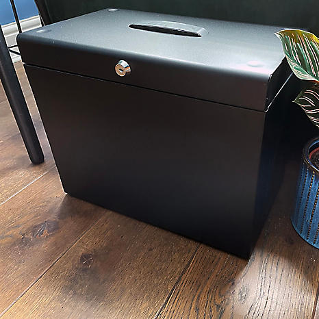 Metal A4 Home File Storage Box | Freemans