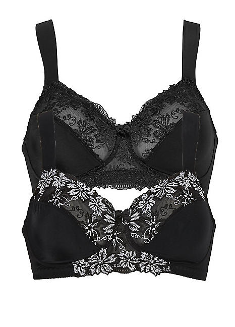 Pack Of 2 Non Wired Bras By Bpc Selection Freemans