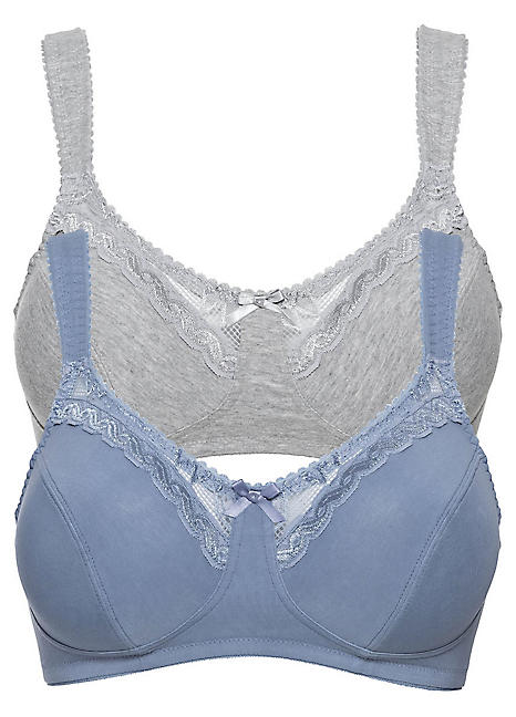 Pack of 2 Padded Shoulder Bras by bonprix | Freemans