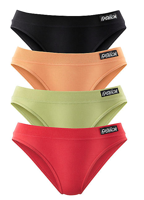 Pack of 4 High Leg Briefs | Freemans