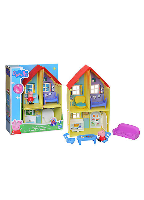 Peppa pig family home playset b&m store