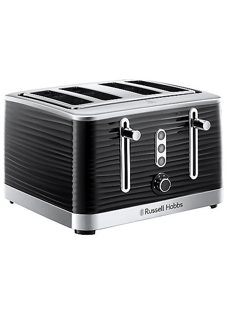 Russell Hobbs 4 Slice Inspire Toaster 24381 - Black | Freemans