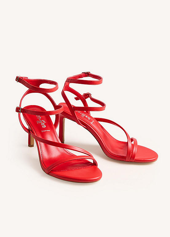 365 by Freemans Red Strappy Heel Sandals | Freemans