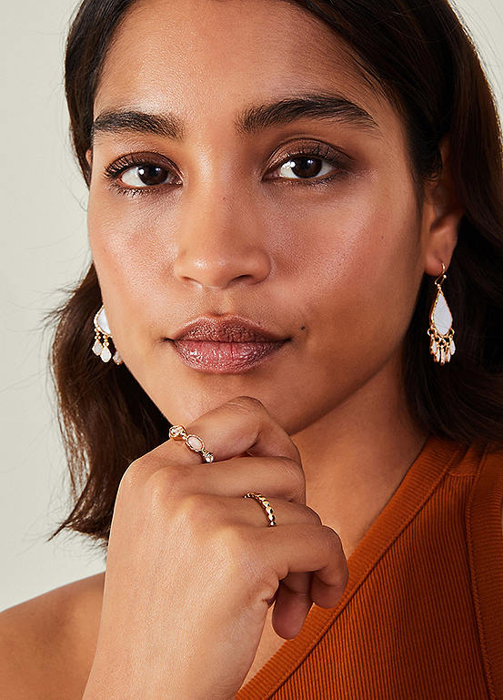 Accessorize 3-Pack Gem Rings | Freemans