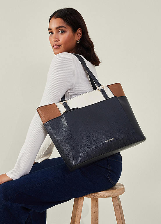 Accessorize Colour Block Tote Bag | Freemans