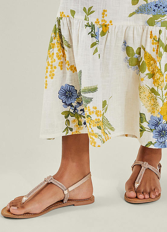 Accessorize Diamante Strappy Sandals | Freemans