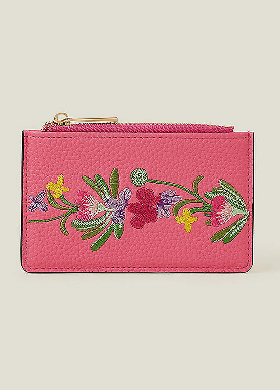 Accessorize Embroidered Card Holder | Freemans