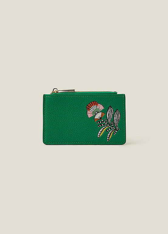 Accessorize Embroidered Floral Card Holder | Freemans
