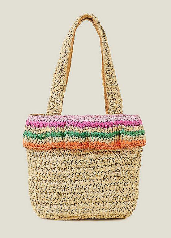 Accessorize Girls Raffia Straw Bag | Freemans