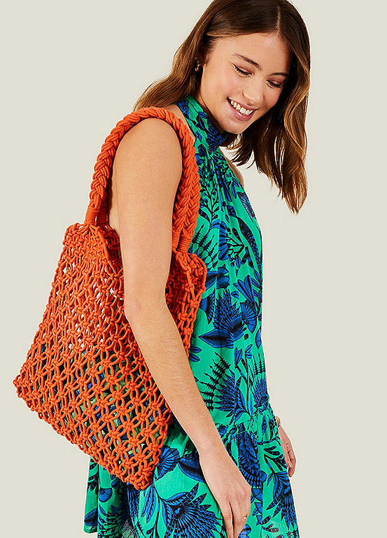 Accessorize Open Weave Shopper Bag | Freemans
