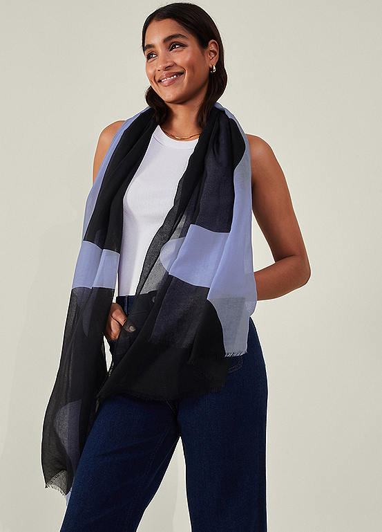 Accessorize Wave Print Scarf | Freemans