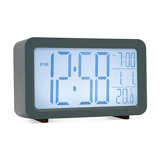 Acctim Harley Storm Blue Digital Alarm Clock | Freemans