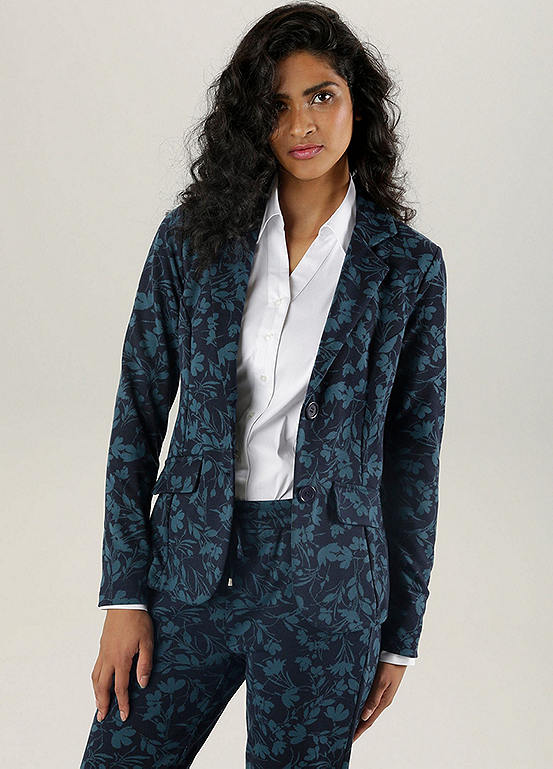 Aniston Floral Print Short Blazer | Freemans