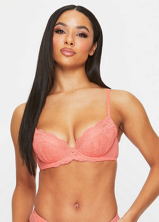 Ann Summers Sexy Lace Planet Underwired Padded Plunge Bra Freemans