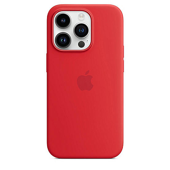 Apple iPhone 14 Pro Silicone Case - Red | Freemans