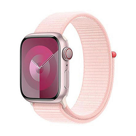 Apple Watch Series 9 GPS + Cellular 41mm Pink Aluminium Case with Light ...