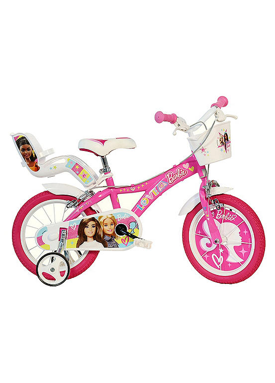 Barbie 16’’ Girls Bicycle with Doll Carrier | Freemans