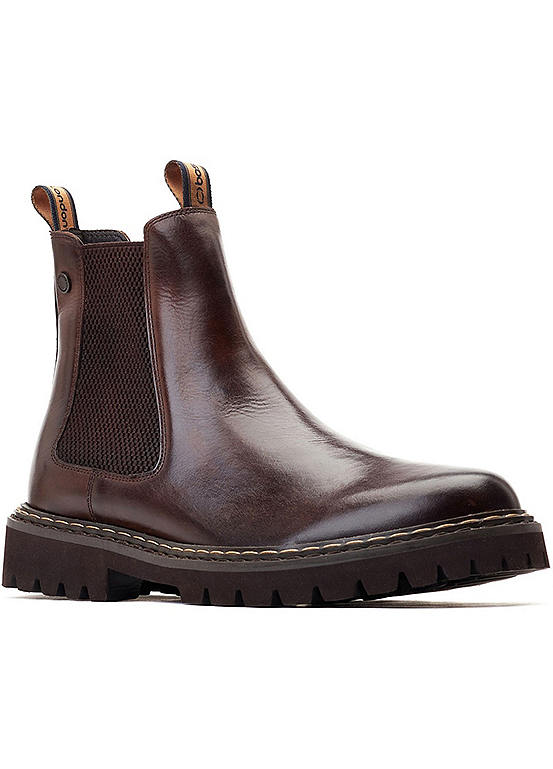 Base London Dark Brown Utah Chelsea Boots | Freemans