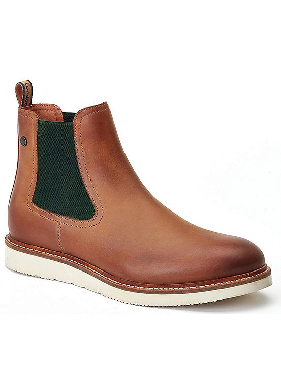 Base London Tan Wynn Chelsea Boots | Freemans