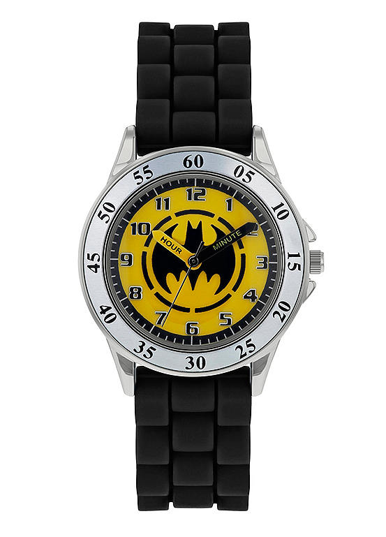 Batman Black Silicon Strap Watch | Freemans