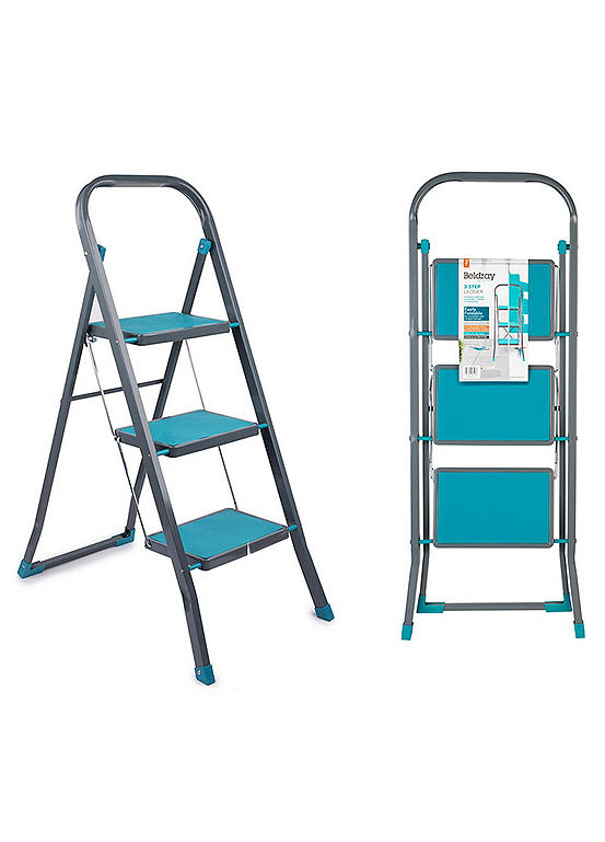 Beldray 3 Step Ladder - Non-Slip Folding Ladder | Freemans