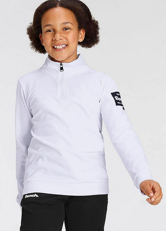 Bench Long Sleeve Zip T-Shirt | Freemans