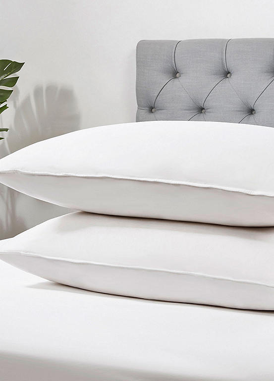 BHS Home Luxury Goose Feather & Down Pair of Pillows | Freemans